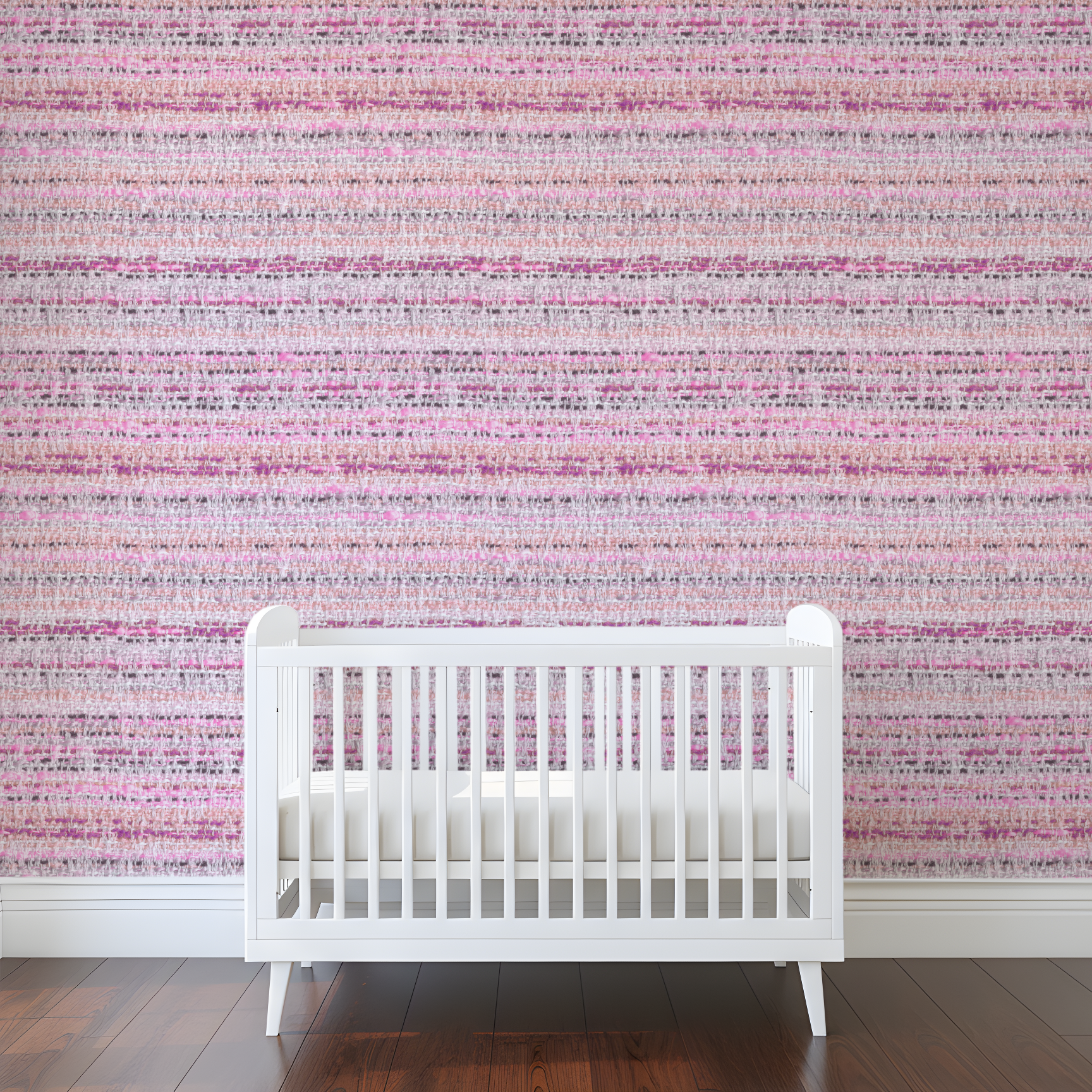 Berry Whip Stripe Tweed Wallpaper – Housewife Essentials