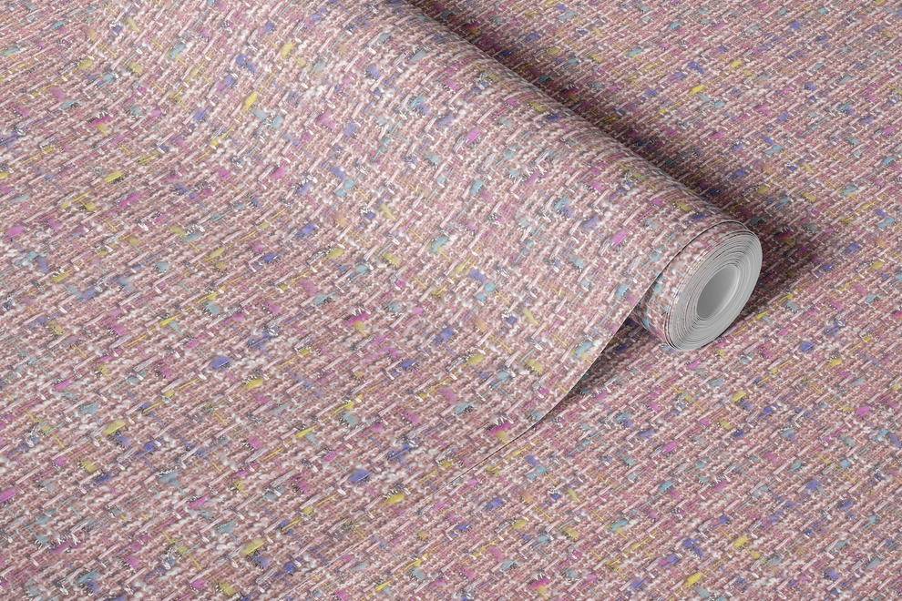 Dream House Pink Tweed Wallpaper – Housewife Essentials